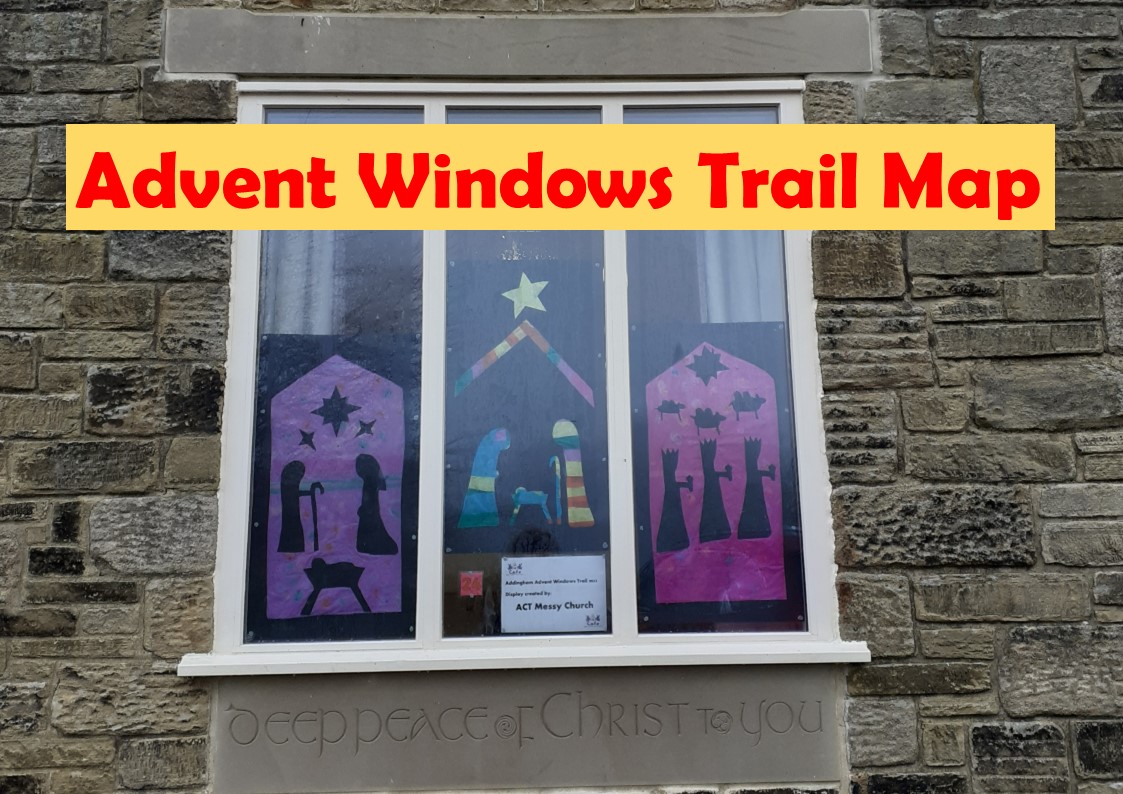 Advent Windows Trail Map - St Peters Addingham