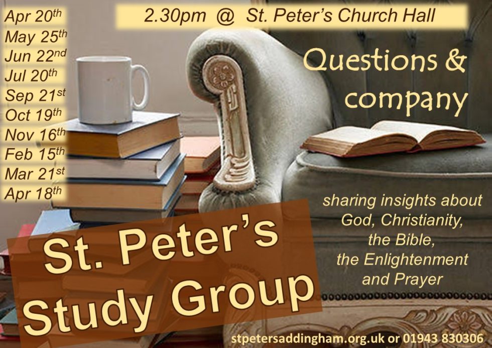 St Peter's Study Group, 2023-4 - St Peters Addingham